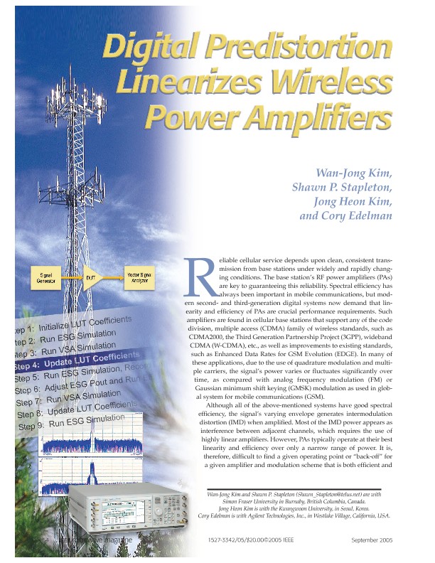 Digital Predistortion Linearizes Wireless Power Amplifiers PDF Asset Page | Keysight